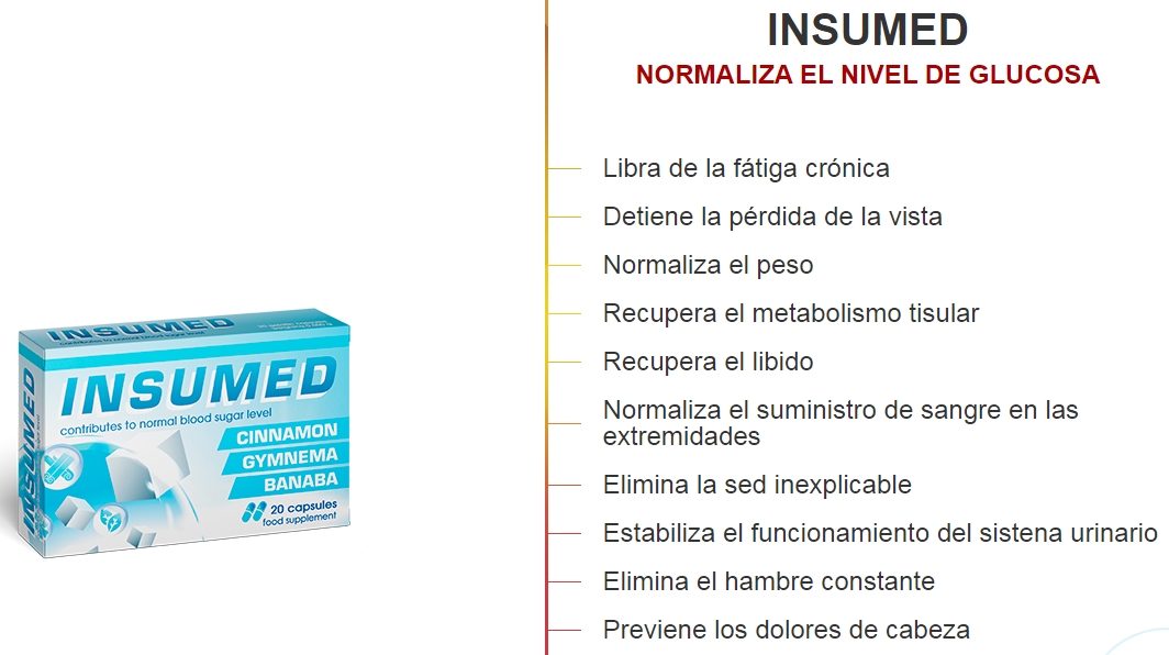ᐉ INSUMED en Farmacia - [Descuento del 50%] Precio - Reseñas médicas - foro